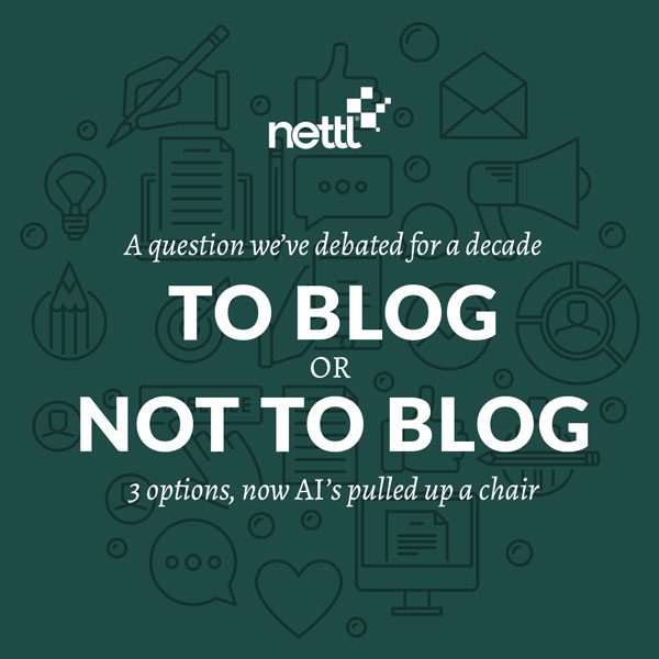 To Blog or Not to Blog : nettl.com